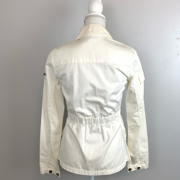 Diesel | Jackets & Coats | Diesel White Cotton Jacket | Poshmark